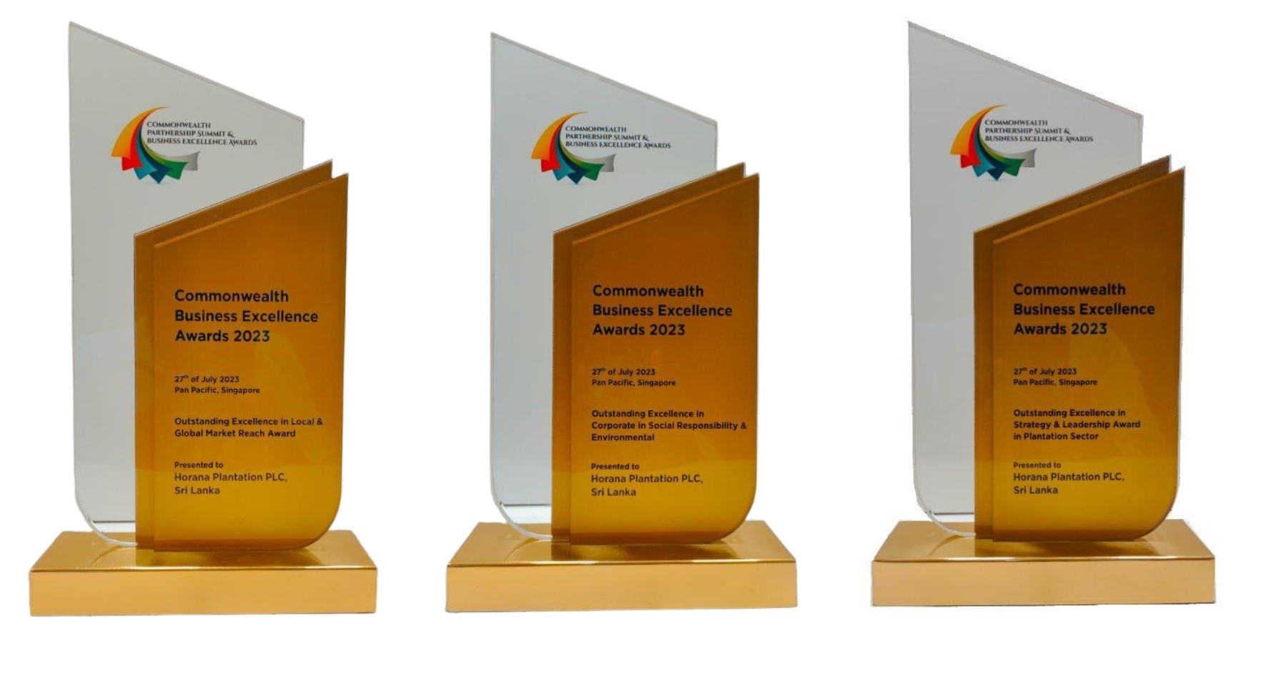 Horana Plantations PLC takes home three Gold Awards at Commonwealth ...