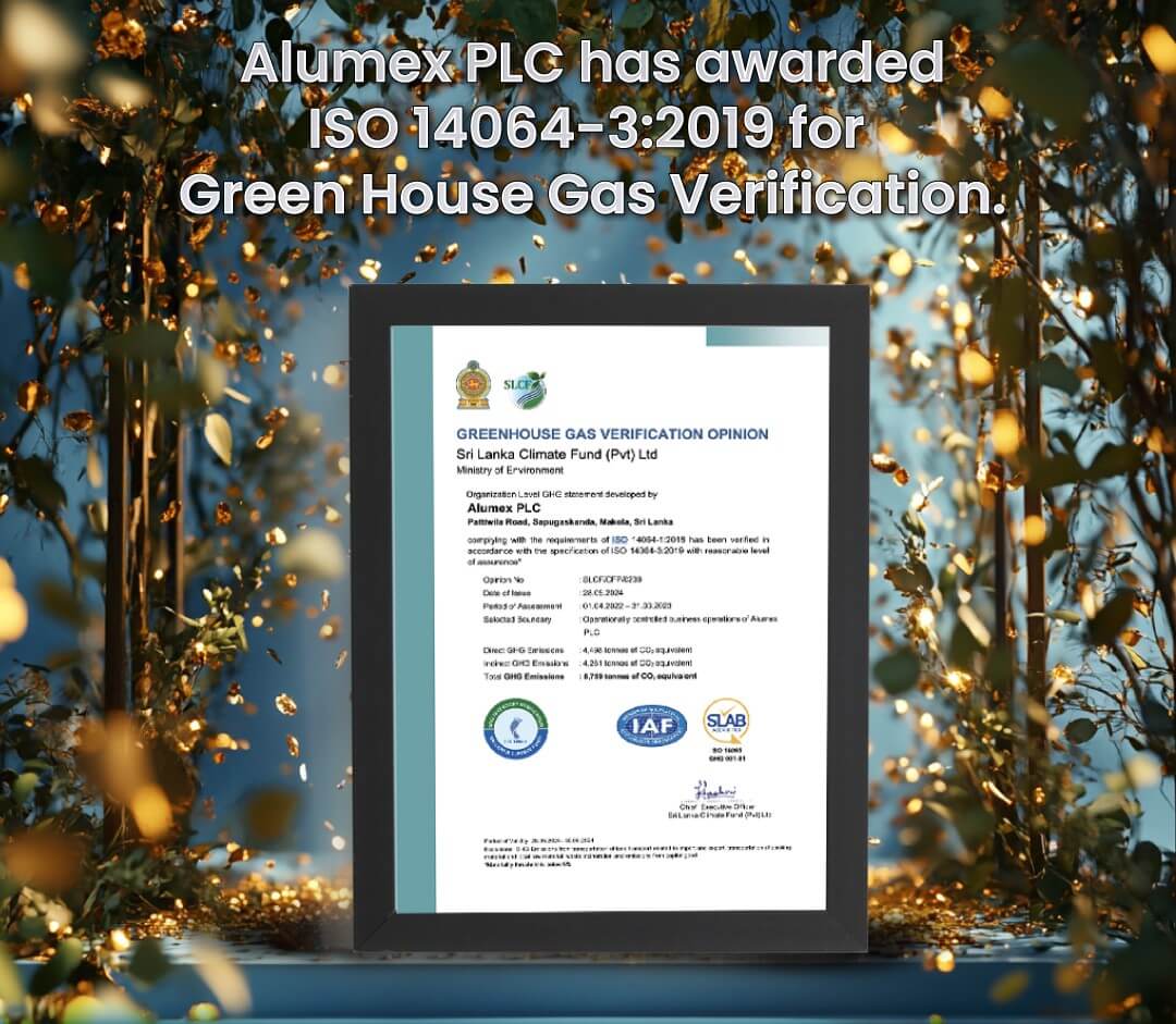 Alumex PLC awarded ISO 45001:2018, ISO 14001:2015, and GHG Emission ...